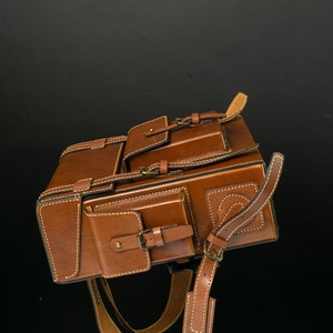 Leather Backpack, Toshiro Custom Backpack, Handmade Backpack, Men ...