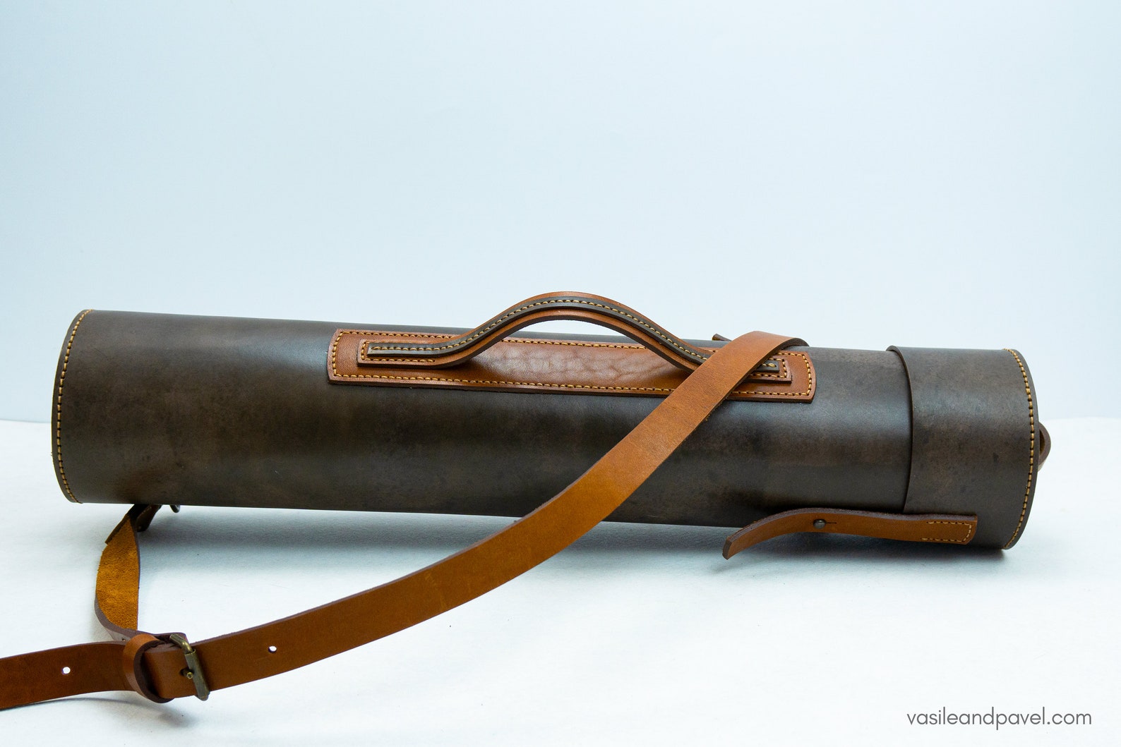 Leather Blueprint Tube PDF Pattern Leather Map Case for - Etsy