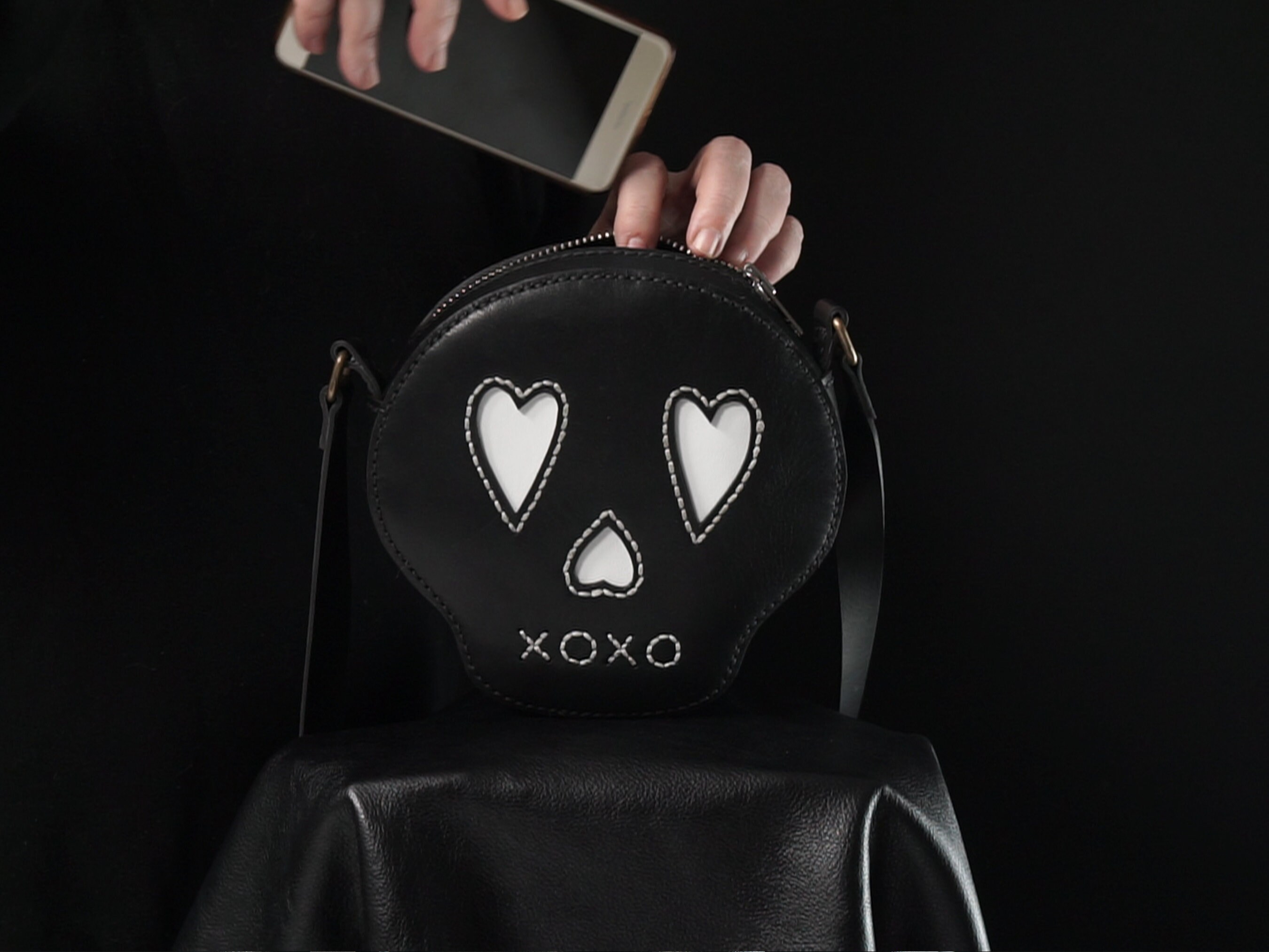 Skull Leather Bag Pattern PDF Pattern & Instructional Video | Etsy