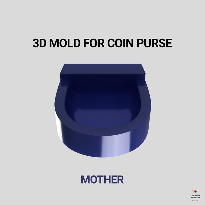 3D Printed Molds for Leather Coin Purse 75% Infill Shipping - Etsy