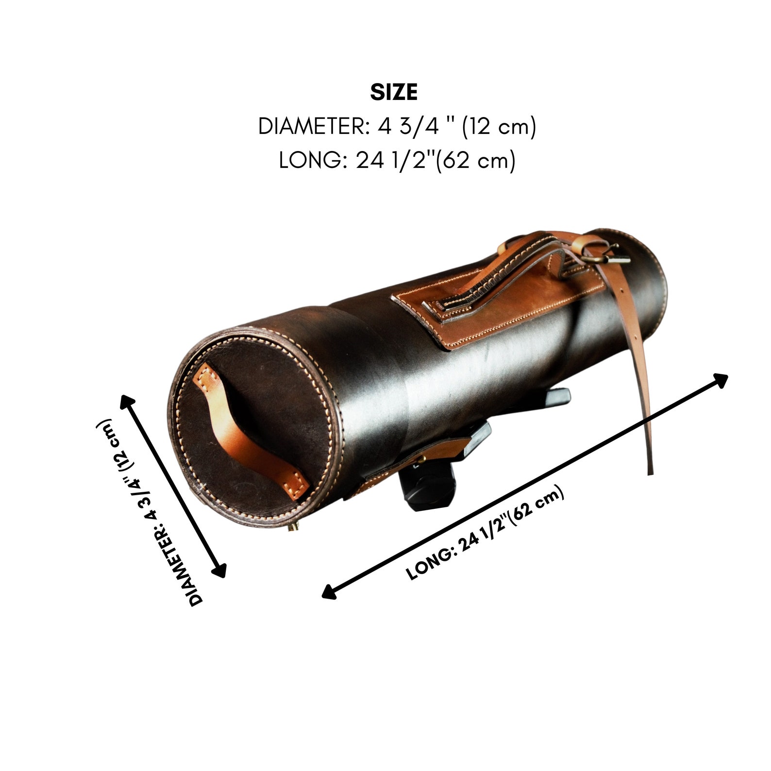 Leather Blueprint Tube PDF Pattern Leather Map Case for - Etsy