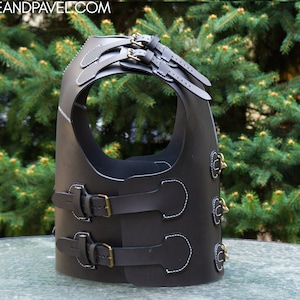 Leather Motorcycle Vest PDF Pattern, Biker Armor Vest, DIY Leather - Etsy