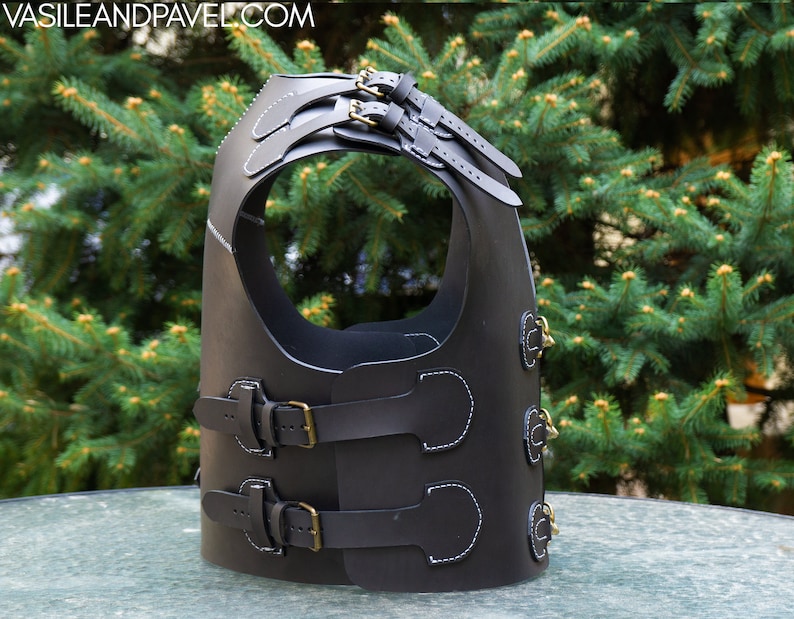 Leather Motorcycle Vest PDF Pattern, Biker Armor Vest, DIY Leather - Etsy