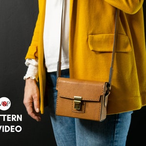Leather Camera Case Pattern, PDF Pattern, Leather DIY, Leather Cross ...
