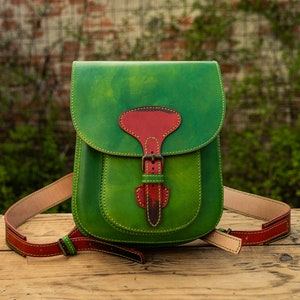 Elf Backpack Pattern, Back to School Leather Rucksack, PDF Pattern and ...