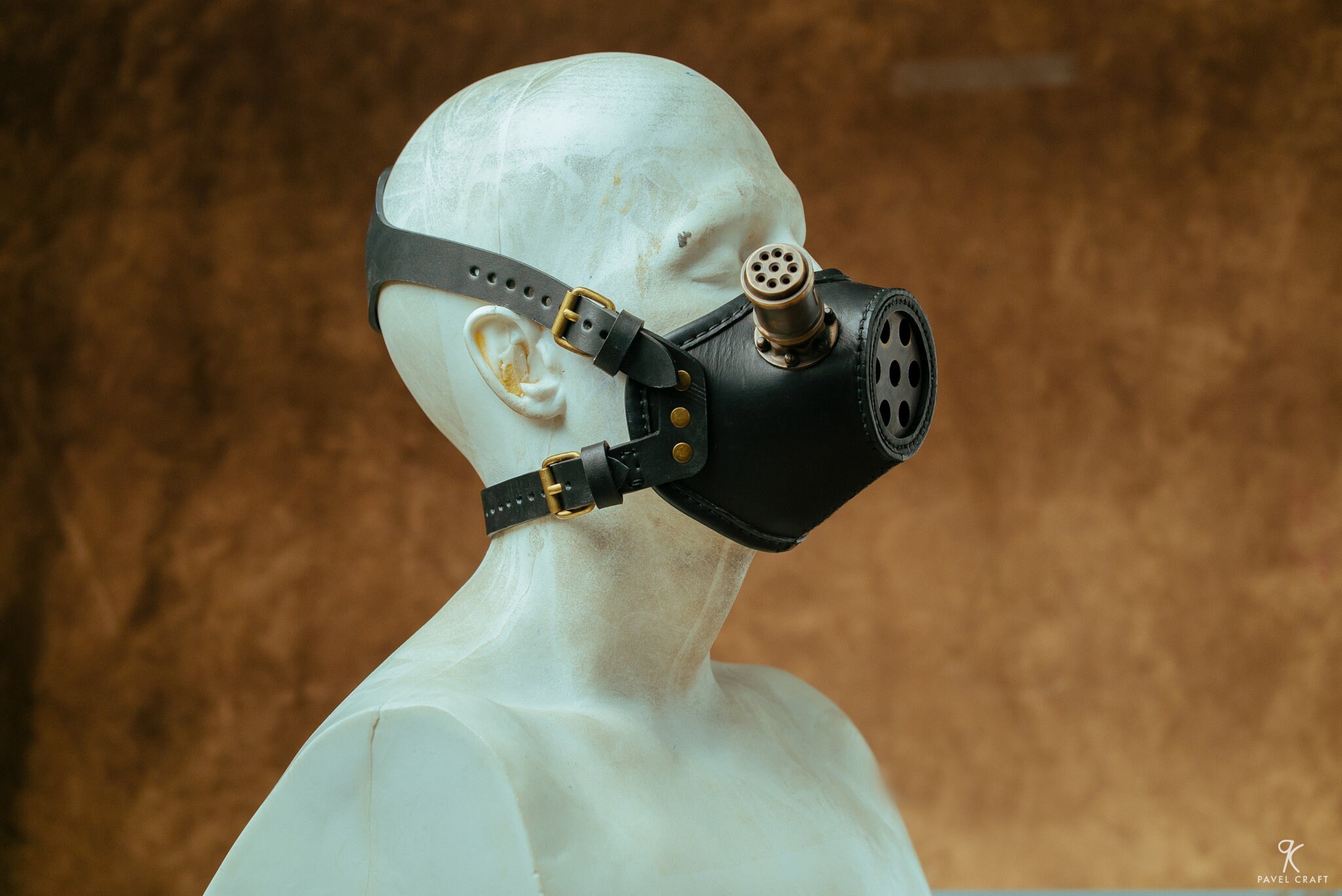 Steampunk Mask Leather Respirator Motorcycle Gas Mask - Etsy