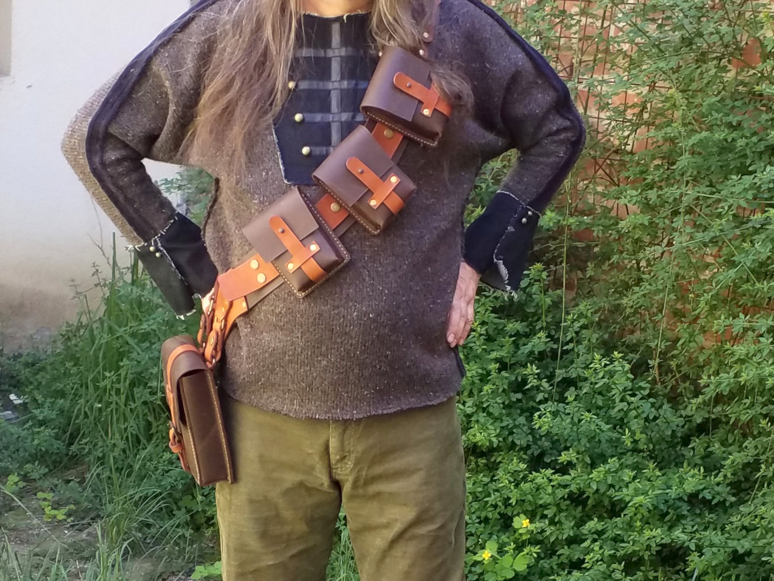 Steampunk Bandolier Pattern, DIY Leather, Leather Harness, Cosplay ...