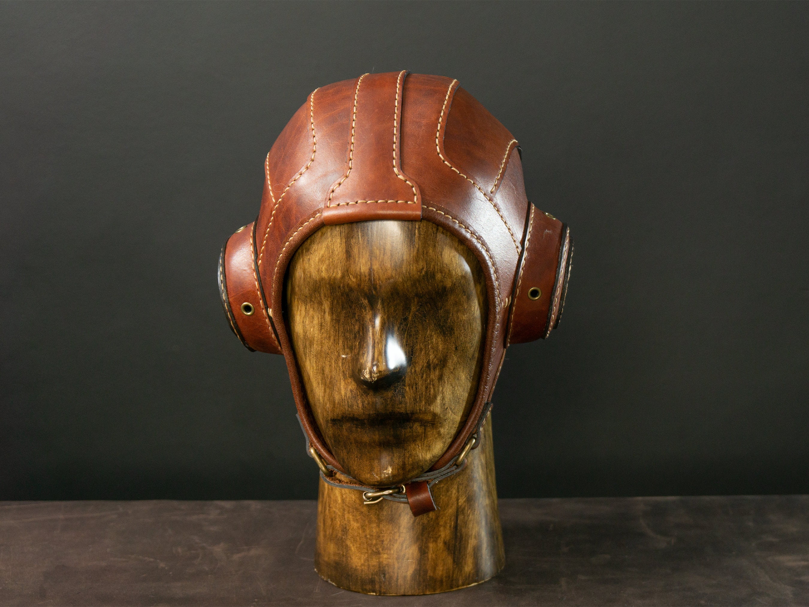 Steampunk Aviator Cap Pattern Leather Aviator Helmet Video - Etsy Canada