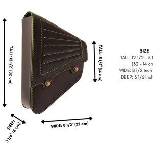 PDF Pattern for Swingarm Bag for Motorcycle, Leather Saddlebag, Side ...