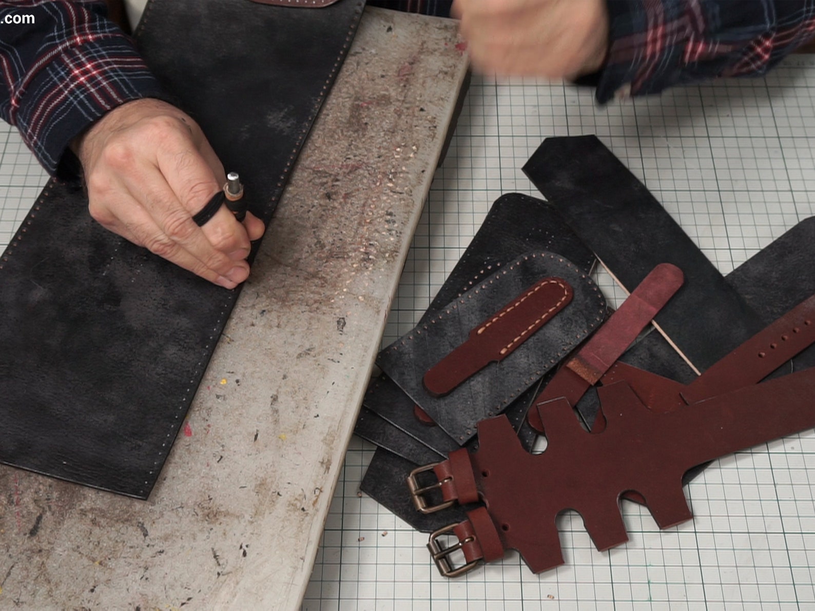 Steampunk Bandolier Chest Belt Pattern, DIY Leather, Leather Harness ...