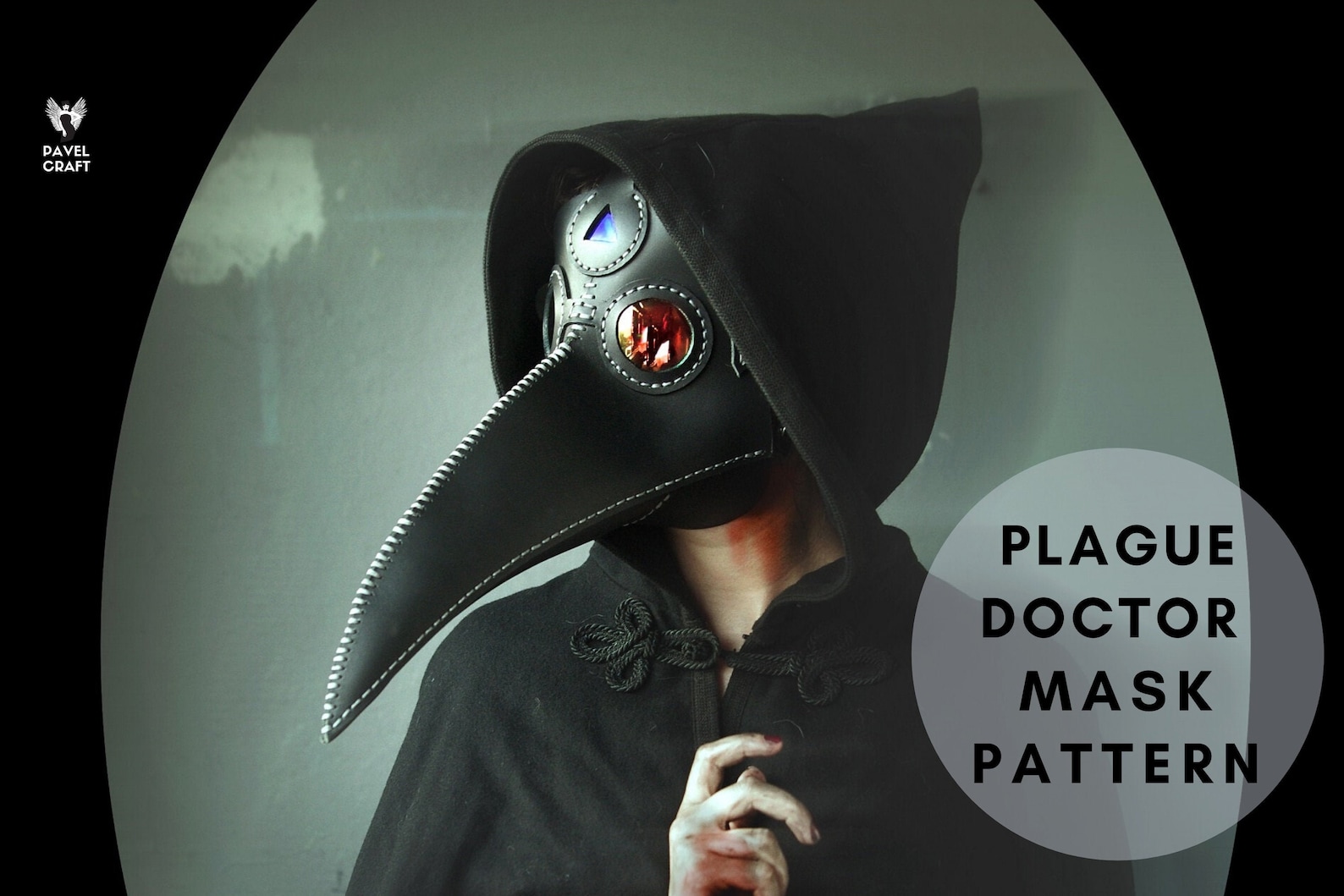 Plague Doctor Mask PDF Pattern Video Tutorial Halloween DIY - Etsy ...