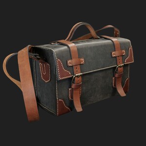 Leather Tool Box, Carryall Tool Bag, Handmade, Heavy Duty Storage ...