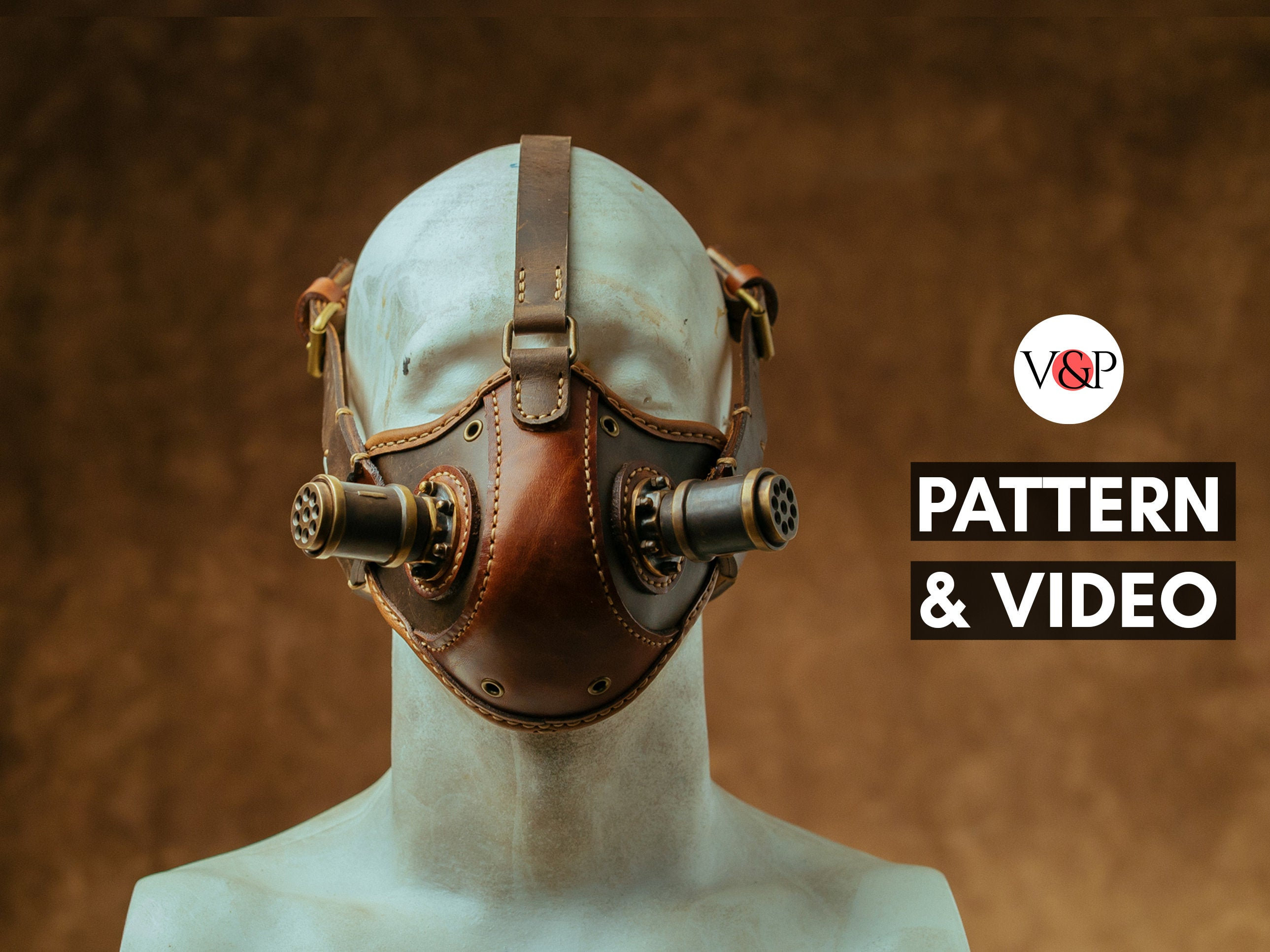 Steampunk Masks PDF Patterns & Video Tutorial 2 Patterns With | Etsy