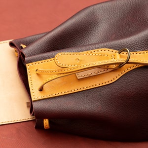 PDF Pattern for Conan Duffle Bag, DIY Gift, Leather Pattern, Video ...