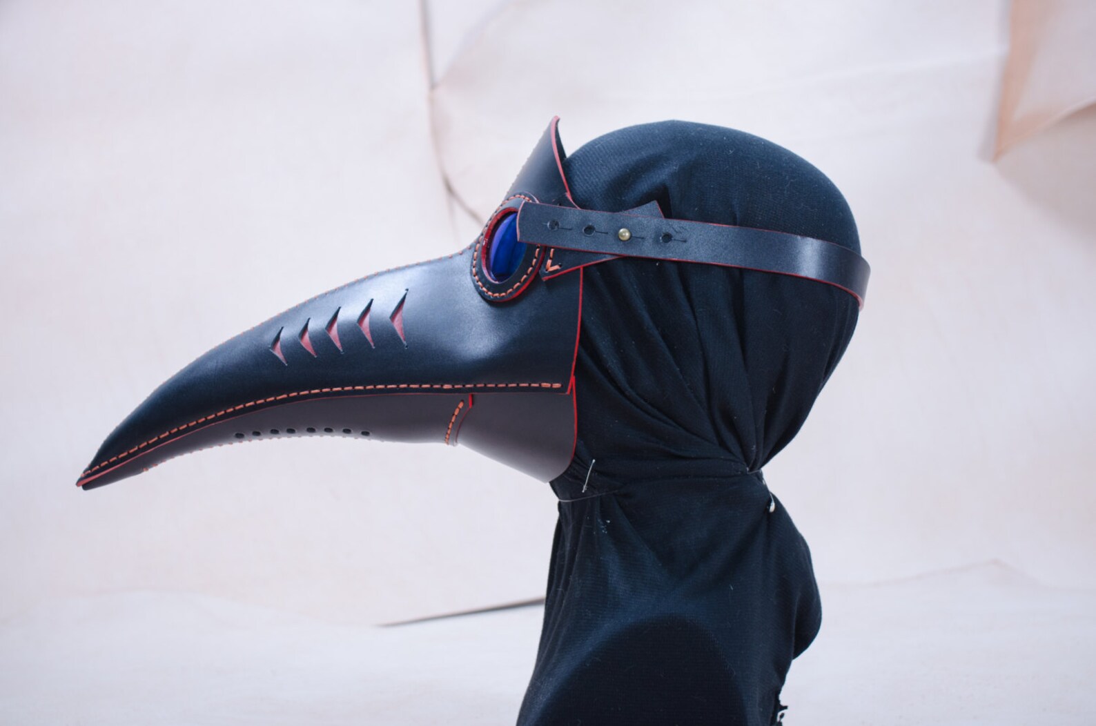 Plague Doctor Mask Halloween Mask Leather Steampunk Mask - Etsy