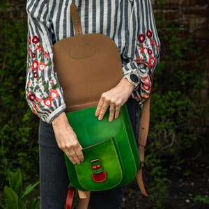 Elf Backpack Pattern, Back to School Leather Rucksack, PDF Pattern and ...