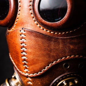Dust Angel Skull Helmet Steampunk Industrial, Leather Helmet and Mask ...