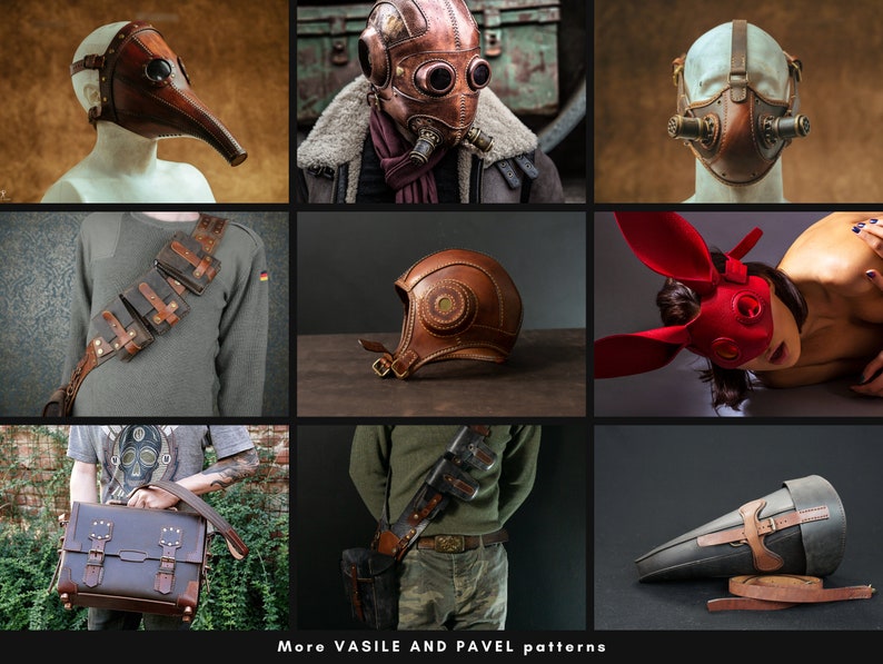 Plague Doctor Mask PDF Pattern Video Tutorial Halloween DIY - Etsy