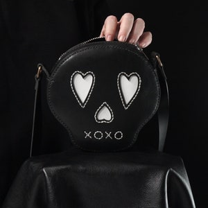 Skull Leather Bag Pattern PDF Pattern & Instructional Video | Etsy