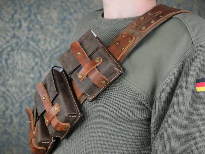 Steampunk Bandolier Pattern DIY Leather Leather Harness - Etsy Australia