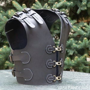 Leather Motorcycle Vest PDF Pattern, Biker Armor Vest, DIY Leather - Etsy