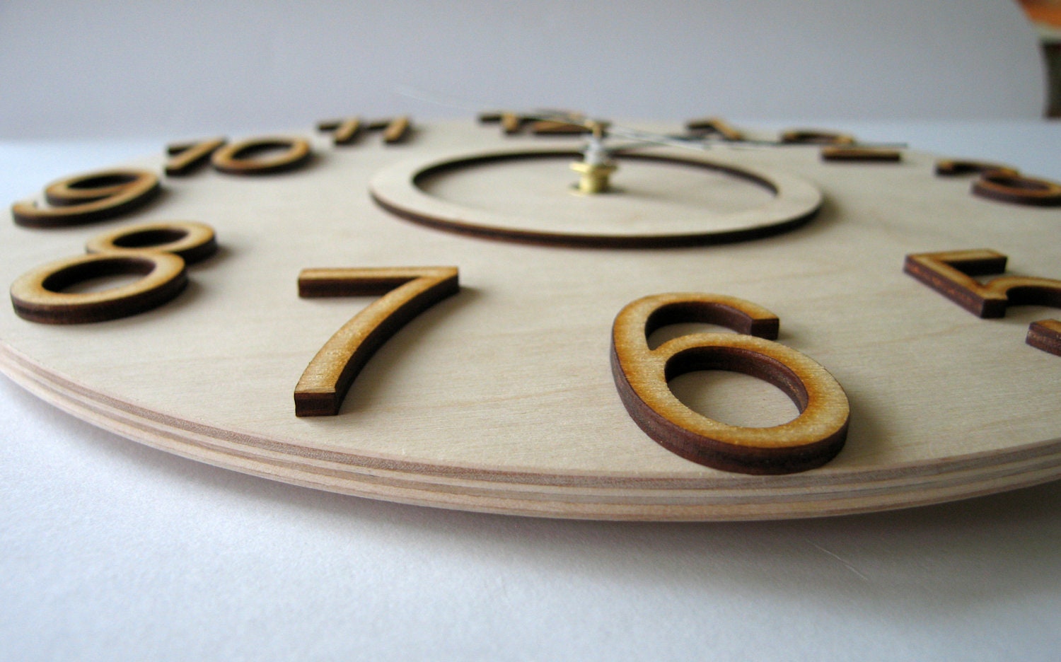 Round Large Wall Clock Kids Home Office Kitchen Wall Art Children Room ...