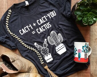 Cactus shirt | Etsy