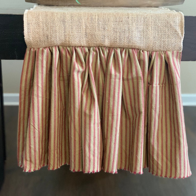Ruffled Table Runner - Etsy