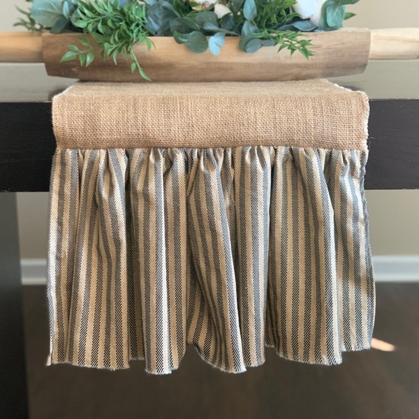 Burlap Table Runner - Etsy