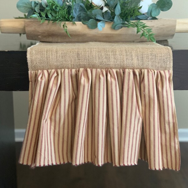 Burlap Runner - Etsy