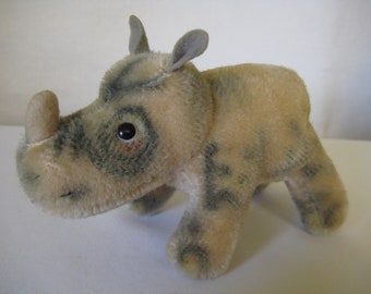 Toys German toy, Animal Vintage Steiff Rhino vintage Toy Vintage ...