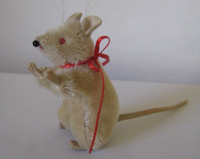 Steiff Vintage White Mohair Pieps Mouse Maus - 1958 to 1978 - A ...
