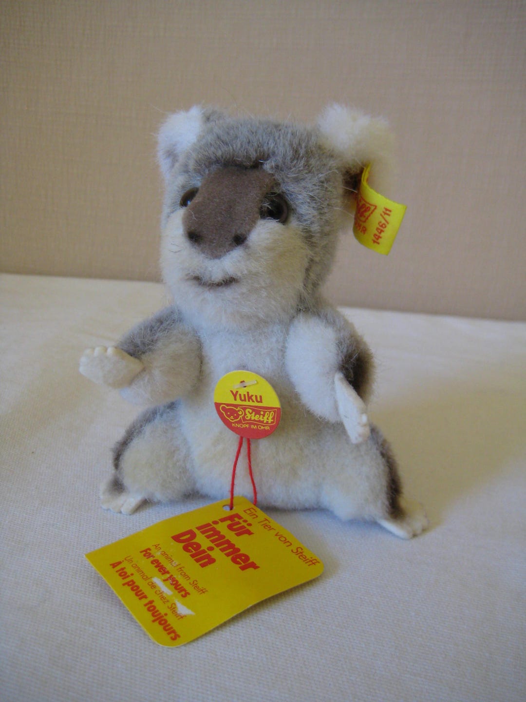 Steiff Vintage Yuku Koala Bear - 1446/11 - All Ids - 1981 to 1987 ...