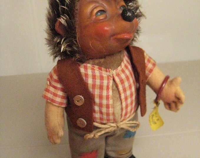 Steiff Vintage Mecki Hedgehog Father Doll - Earliest EAN 717 B - Raised ...