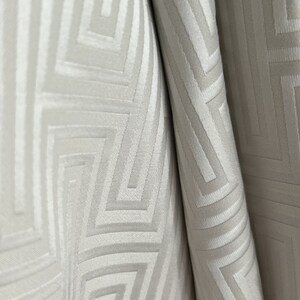 Satin Greek Key Design Fabric, Decor and Upholstery - Etsy