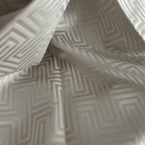 Satin Greek Key Design Fabric, Decor and Upholstery - Etsy