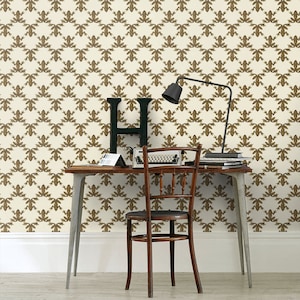 ROLL Wild Wood Frog Wallpaper in Gold, Sells as a ROLL - Etsy