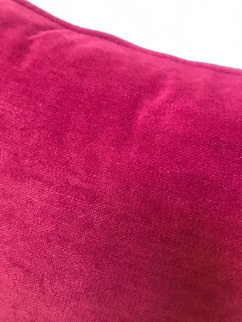 Magenta Pink Pillow Cover Dark Fuchsia Cushion Cover - Etsy
