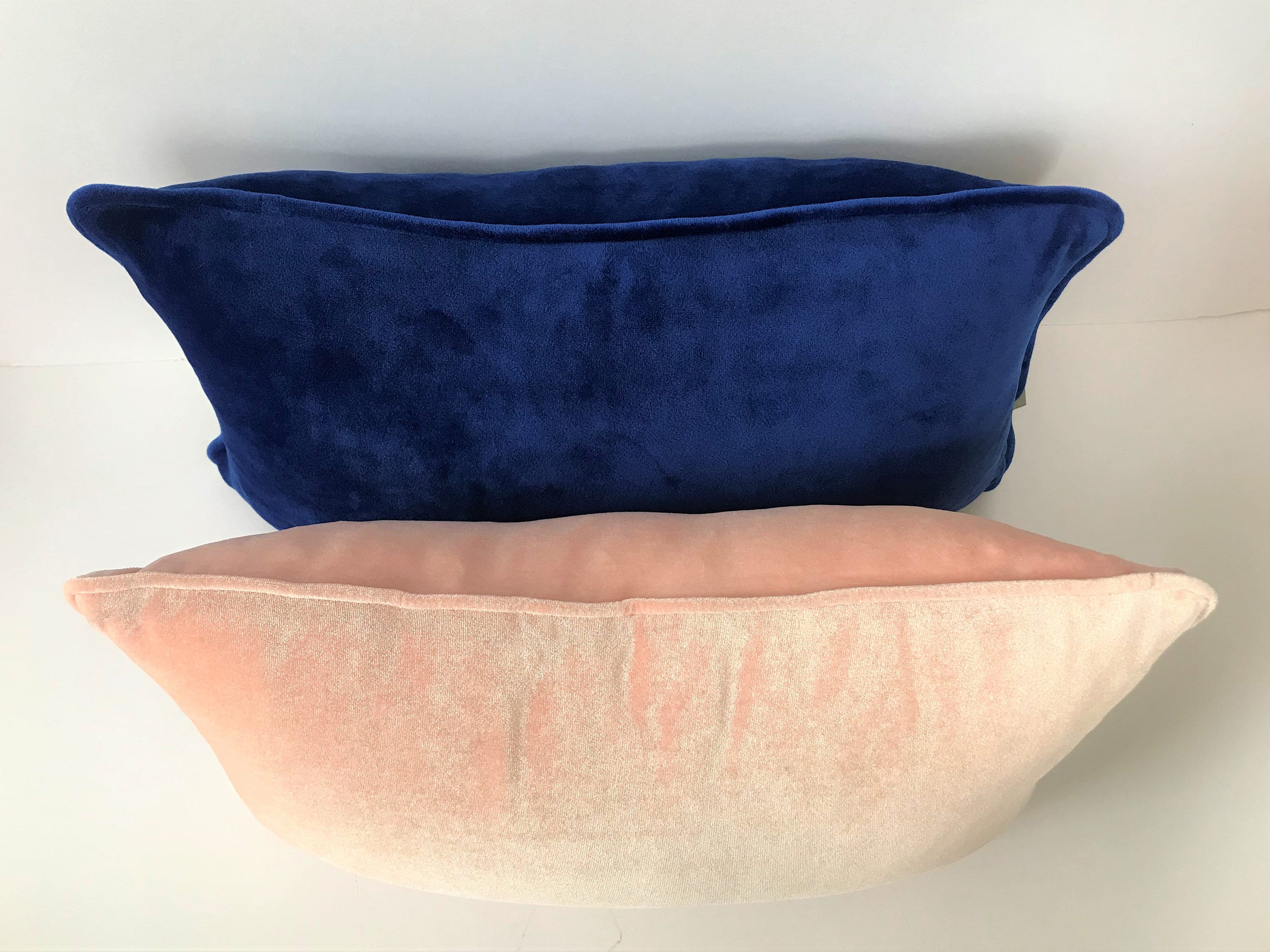 Fabric By The Yard Salmon Velvet Pillow Cover and Peach | Etsy
