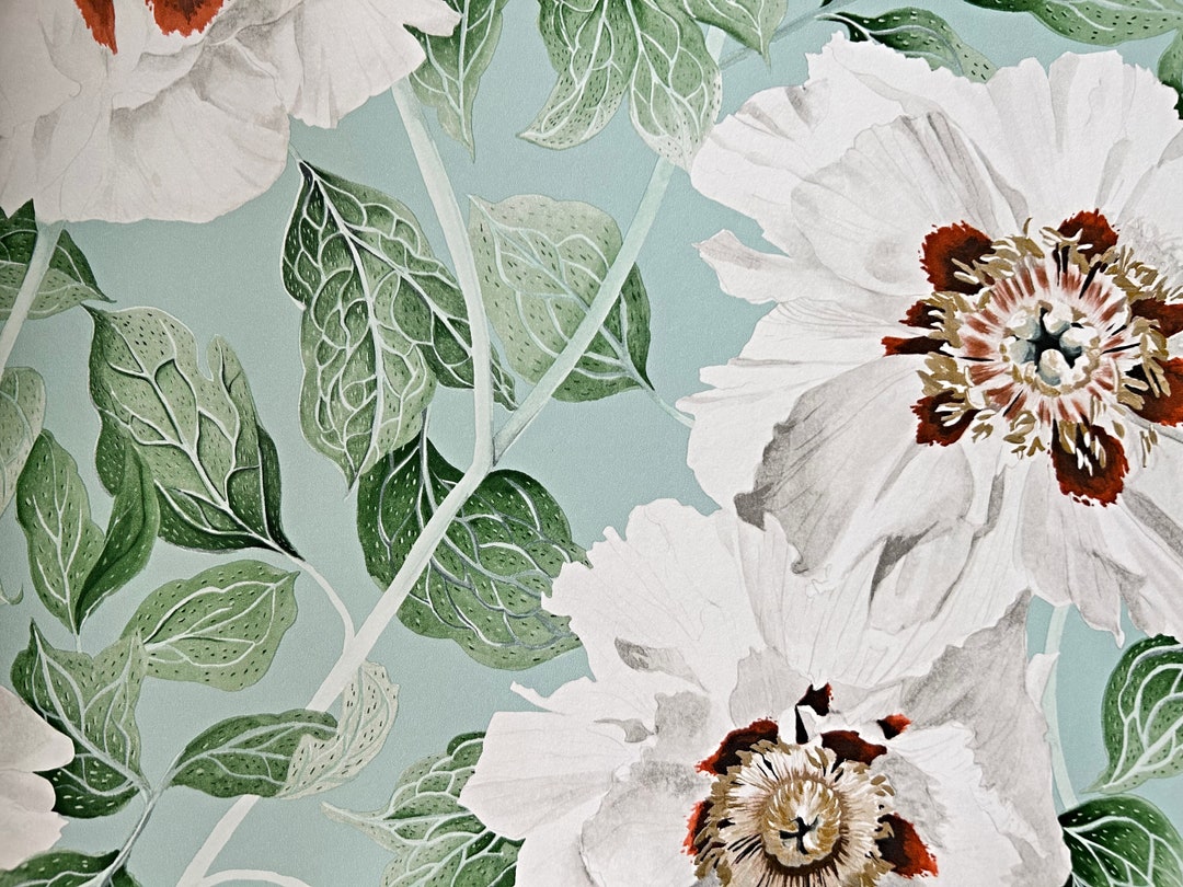 ROLL Wallpaper Positano Green High Grade Wallpapers, Sells as a ROLL - Etsy