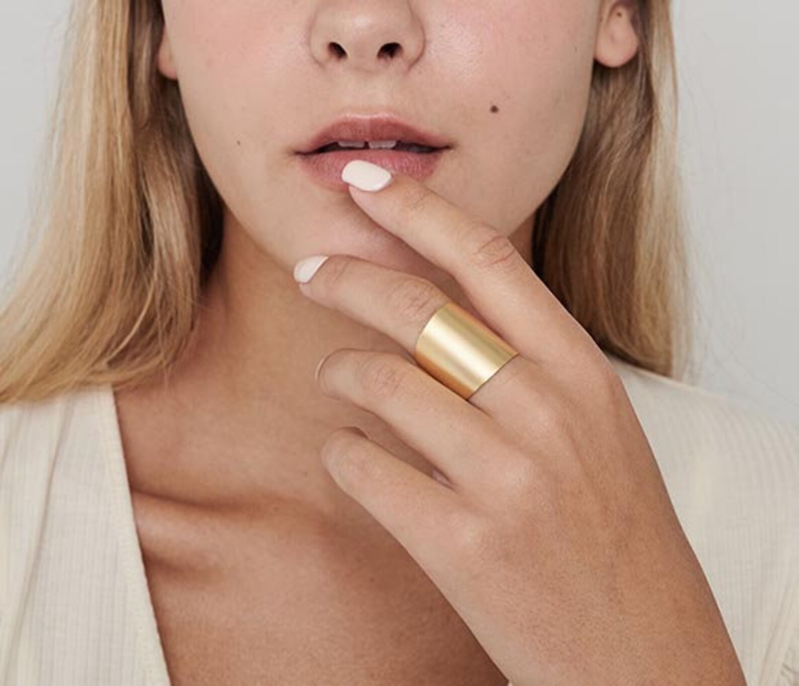 Unique Adjustable Rings Handmade Rings Set of 3 Wide Rings - Etsy Israel