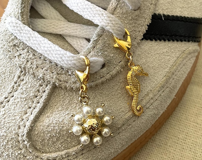 Gold Shoe Charms - Sneaker Jewelry, Cherry, Shell, Heart - Etsy Canada