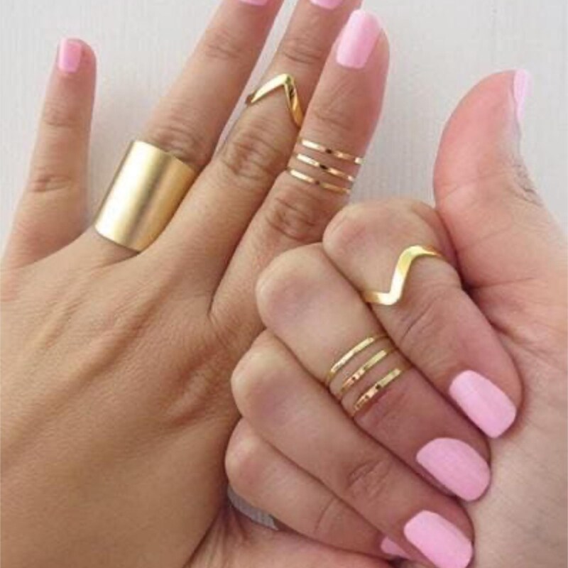 Mid Knuckle Ring - Etsy