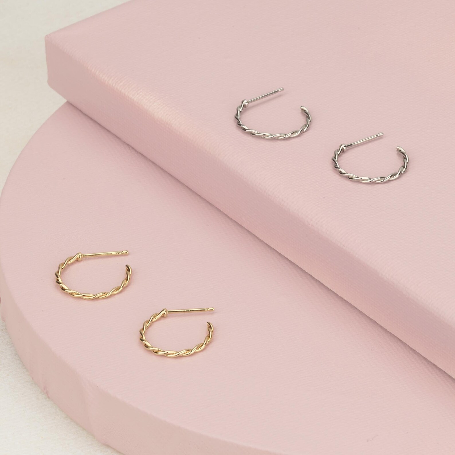 Silver Hoop Earrings Thin Post Earring 18mm Silver Hoops - Etsy