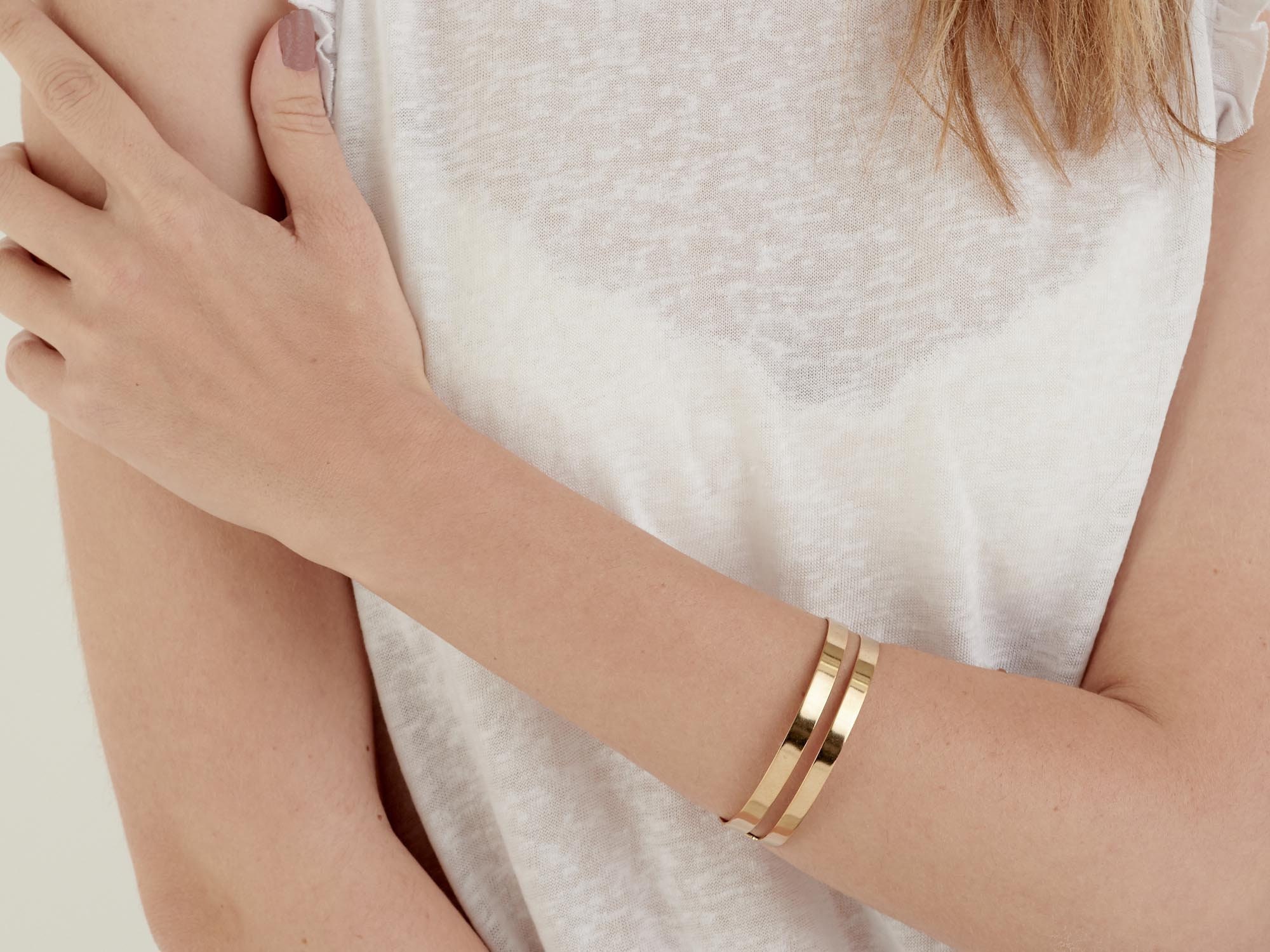 Gold Cuff Bracelet Adjustable Bracelet Minimalist Bracelet | Etsy