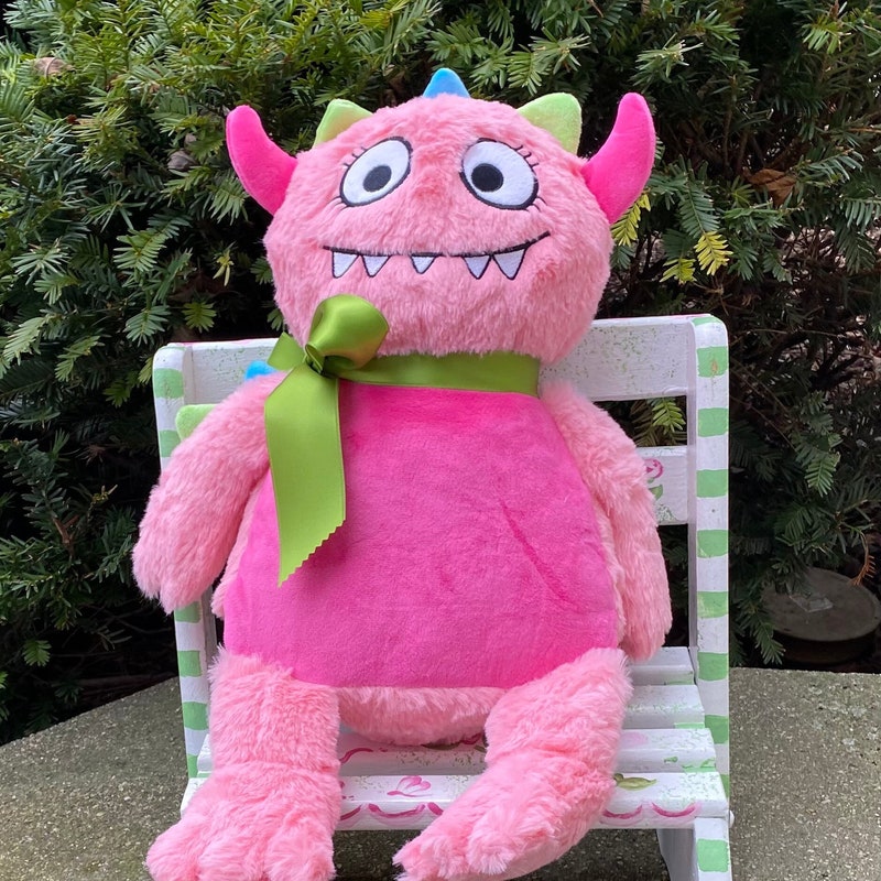 Stuffed Monster - Etsy