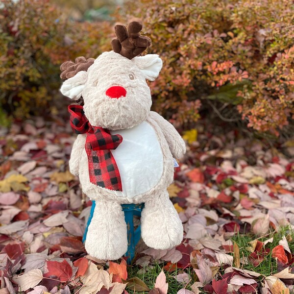 Stuffed Reindeer - Etsy