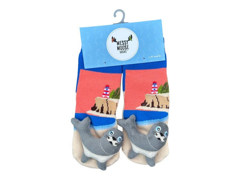 Funny Slippers Toddlers, Childs Gripper Socks, Messy Moose - Etsy