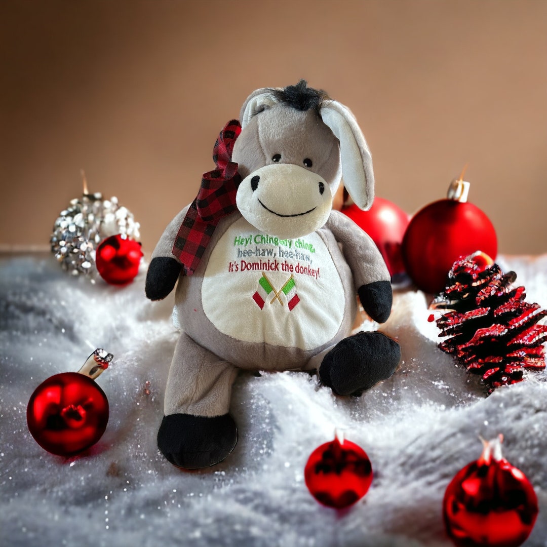 Plush Dominick Donkey Christmas Tradition Night Before - Etsy