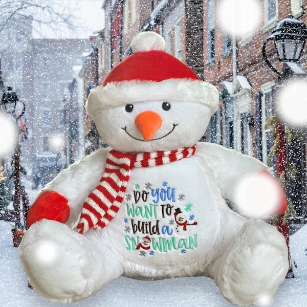 Stuffed Snowman - Etsy